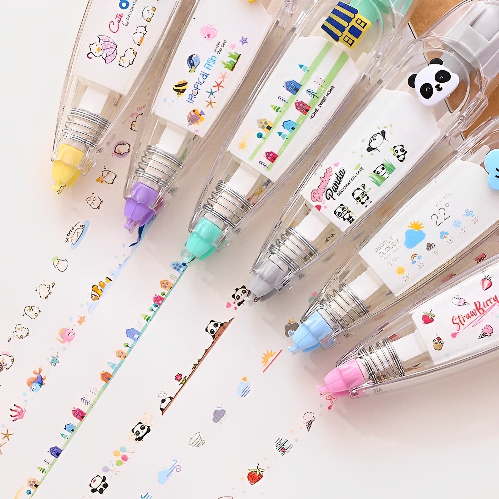 DIY Cute Animals Press Type Decorative Pen – Katml