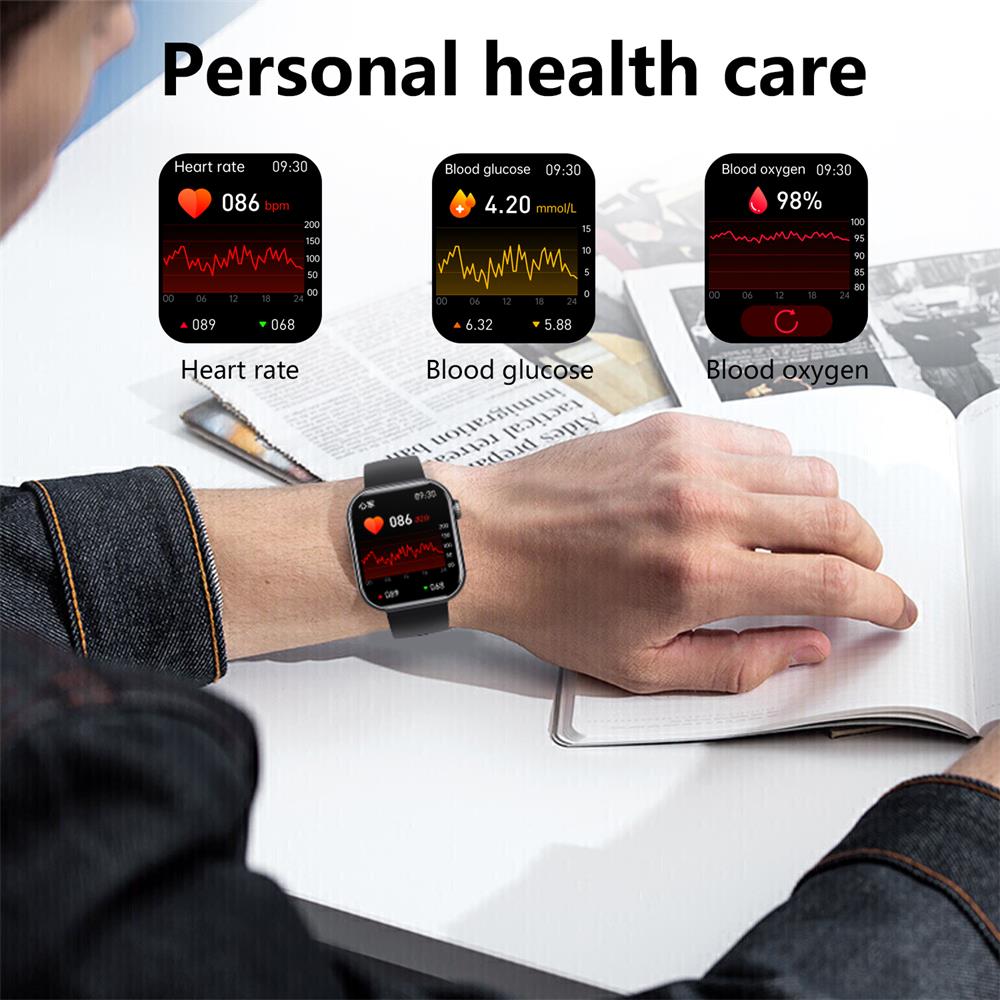 Blood Sugar Blood Pressure Heart Rate Blood oxygen Sleep Monitoring ...