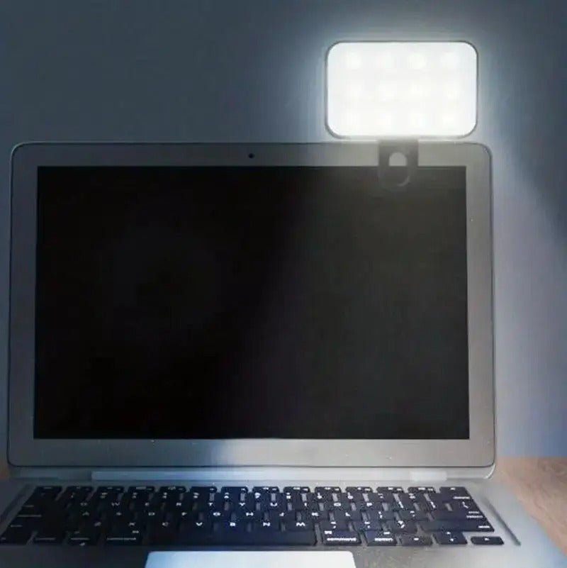 Mobile Phone Clip-On LED Light - LED High Power Rechargeable Clip Fill ...